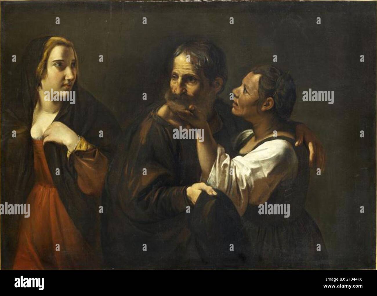 Pietro Paolini - The Procuress or the Old Man and the Young Courtisane ...
