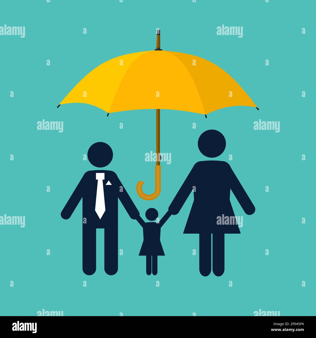 Family protection. Insurance concept Stock Vector Image & Art - Alamy
