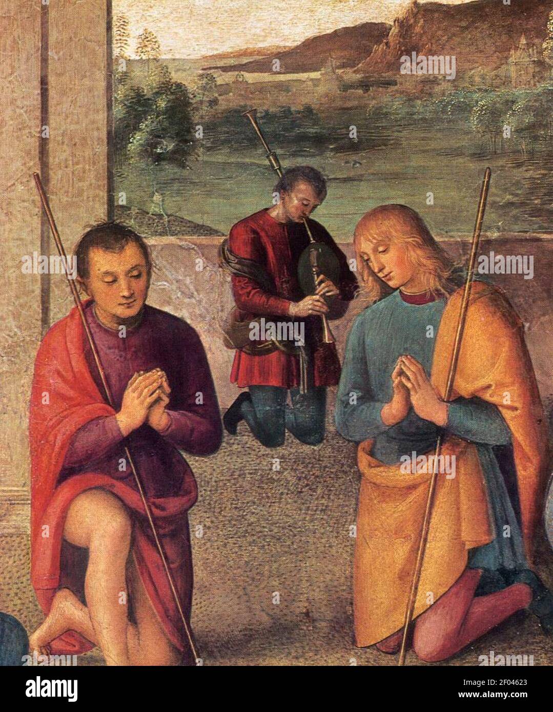 Pietro perugino the nativity hi-res stock photography and images - Alamy