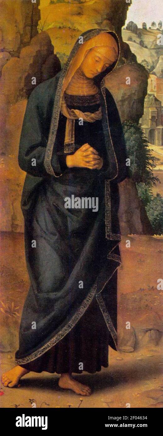 Pietro Perugino - The Galitzin Triptych (detail Stock Photo - Alamy