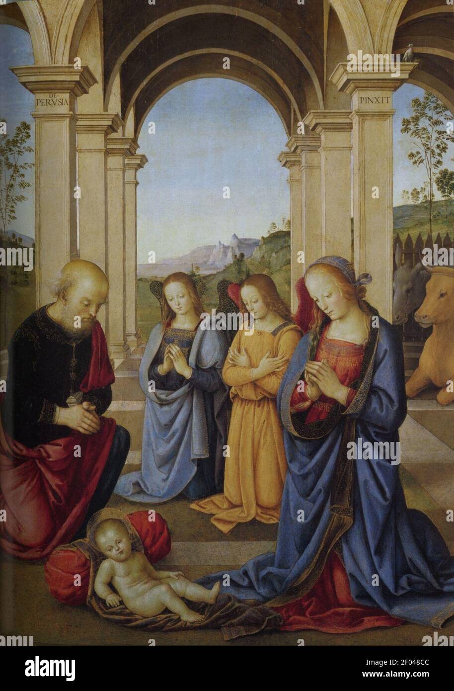 Pietro Perugino cat28-1 Stock Photo - Alamy