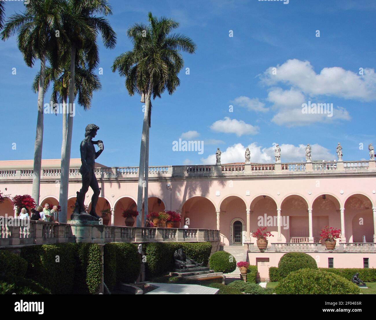 Bronze statue of David, cast from the original marble by Michelangelo ...
