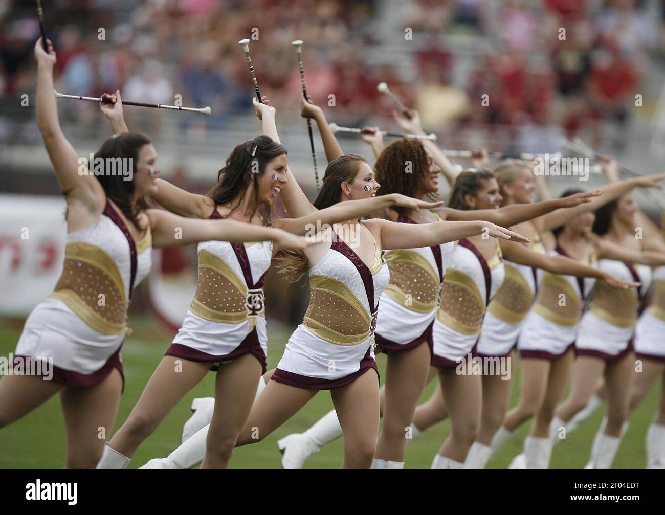 The Florida State band performs against Savannah State at Doak Campbell ...