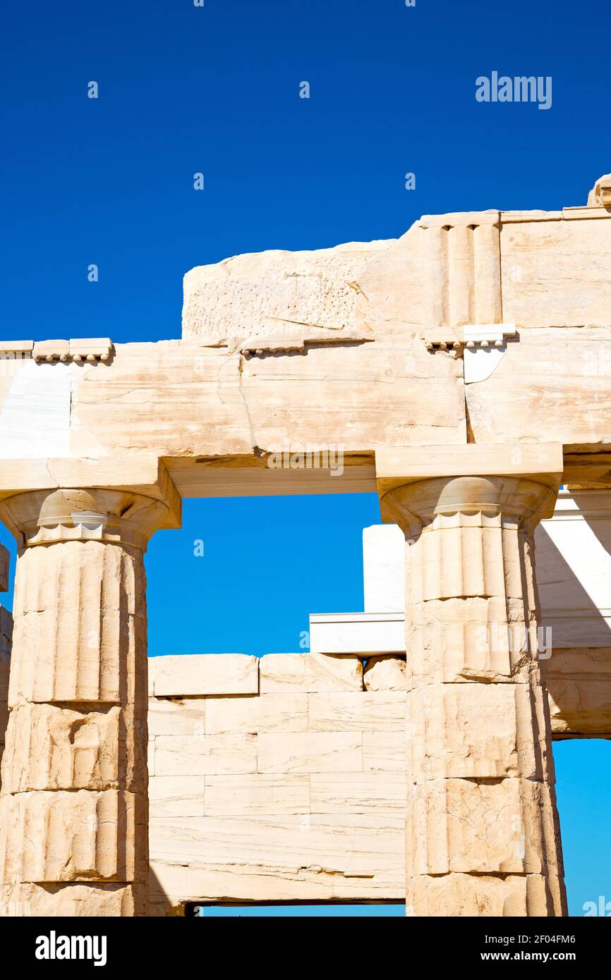 Athens in greece architecture parthenon Stock Photo - Alamy
