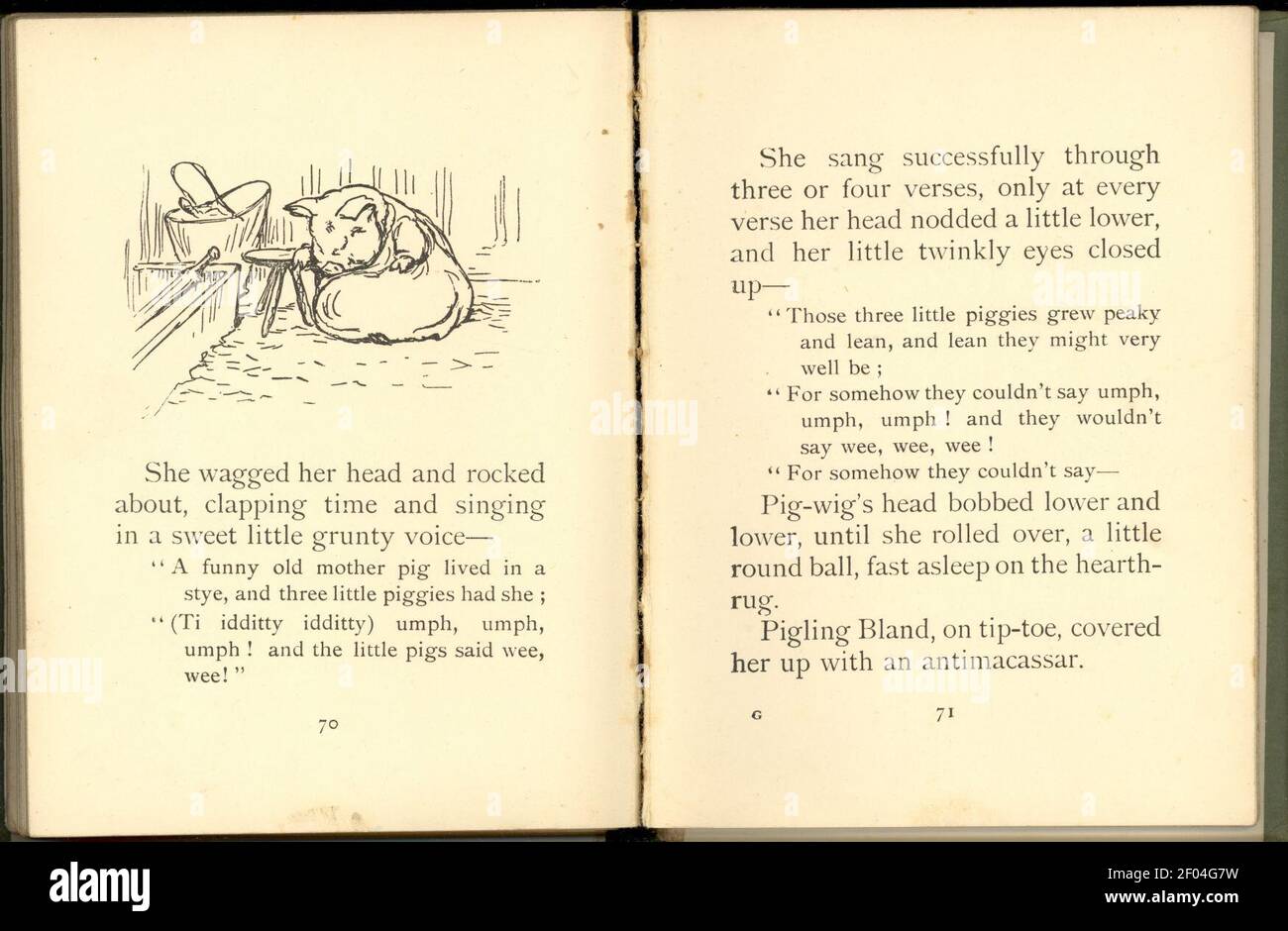 Pigling Bland pg 70-71 Stock Photo - Alamy