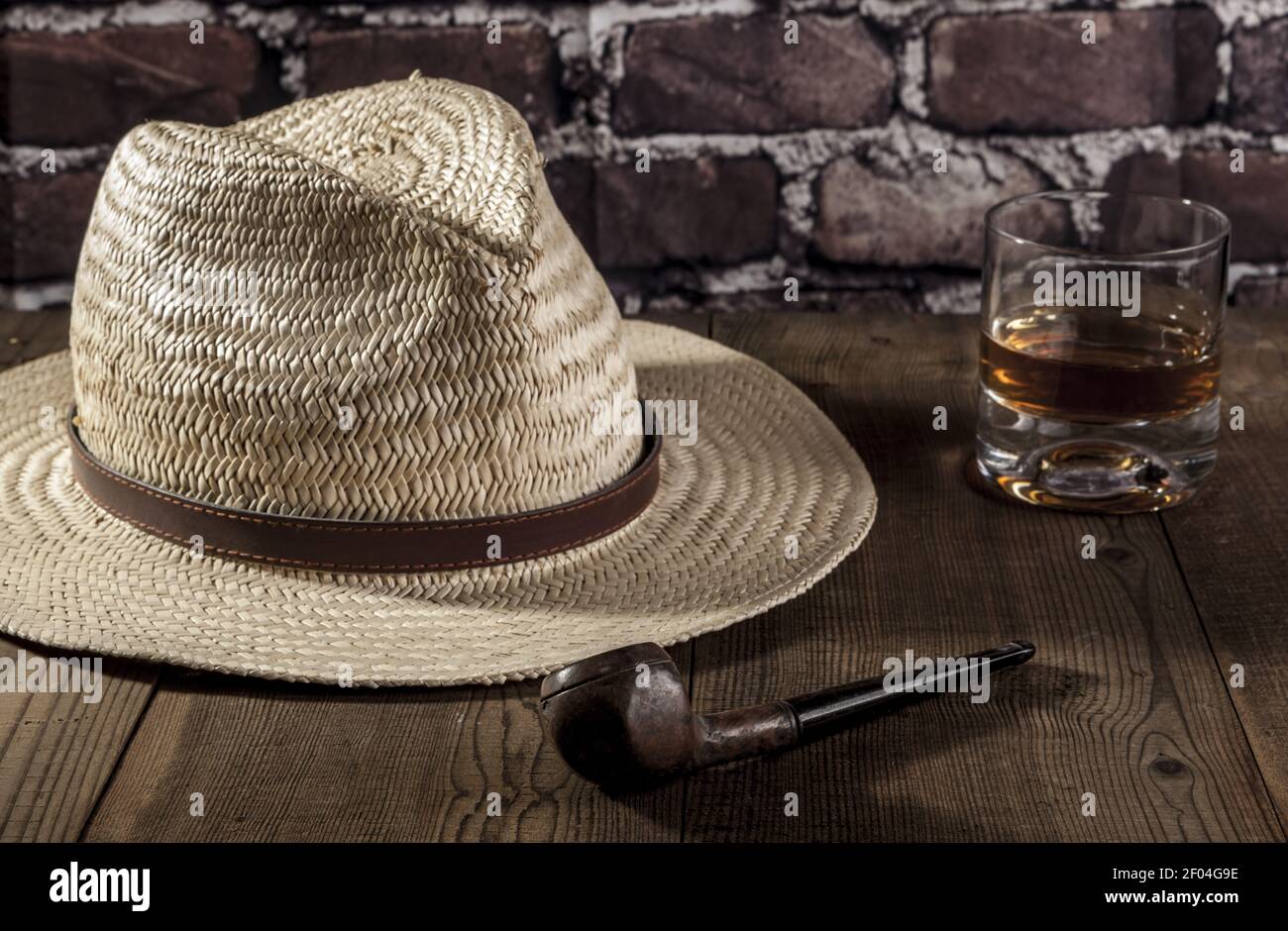 Alcohol and Pipe Stock Photo - Alamy