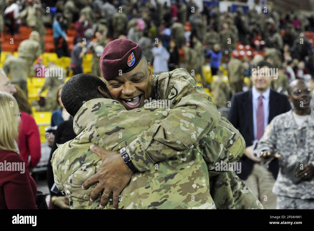 Col. Morris Goins, right, commander of the Army's 4th Brigade Combat ...