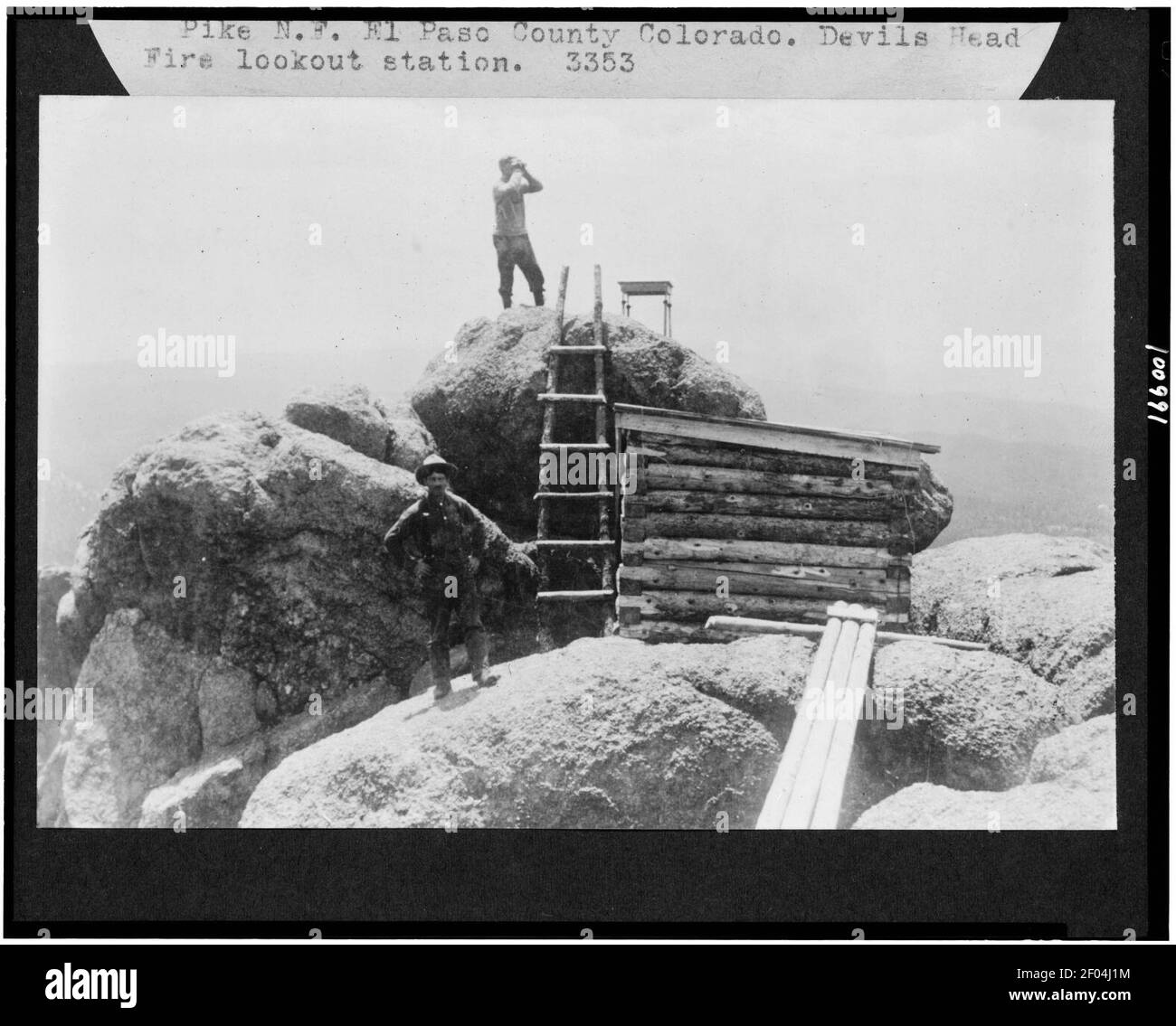 Pike National Forest, El Paso County, Colorado. Devils Head fire ...