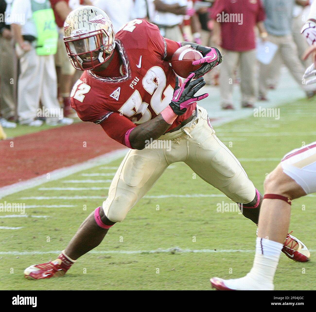 Florida State running back James Wilder Jr. looks for running room ...
