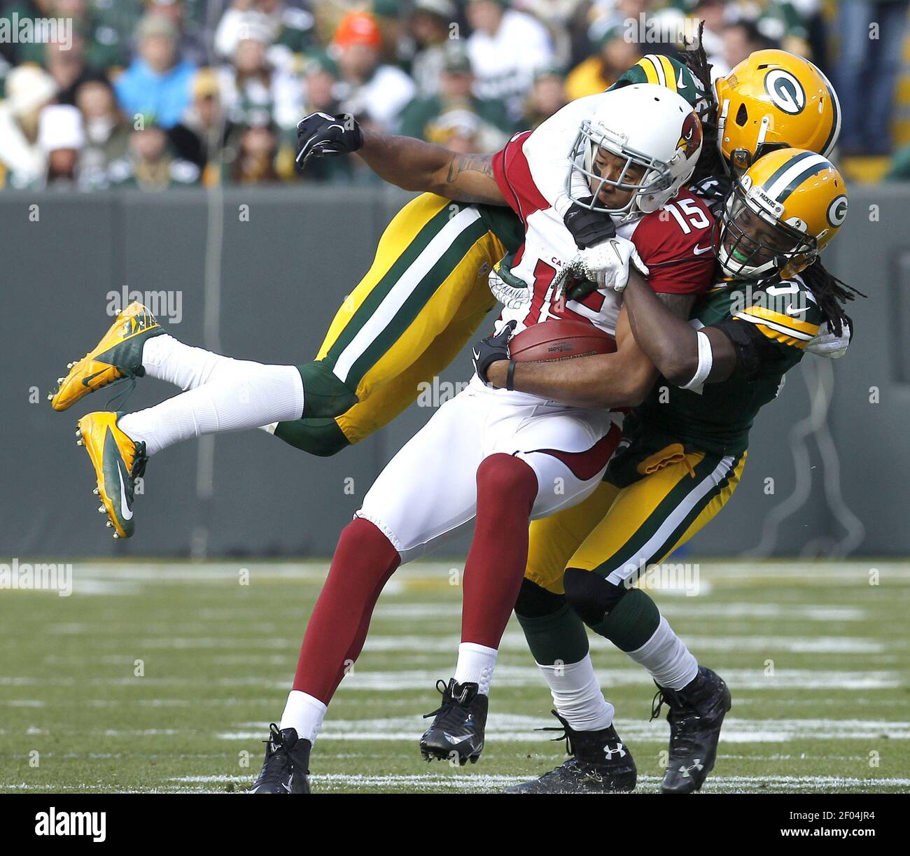 Green Bay Packers' Morgan Burnett and Davon House bring down Arizona ...
