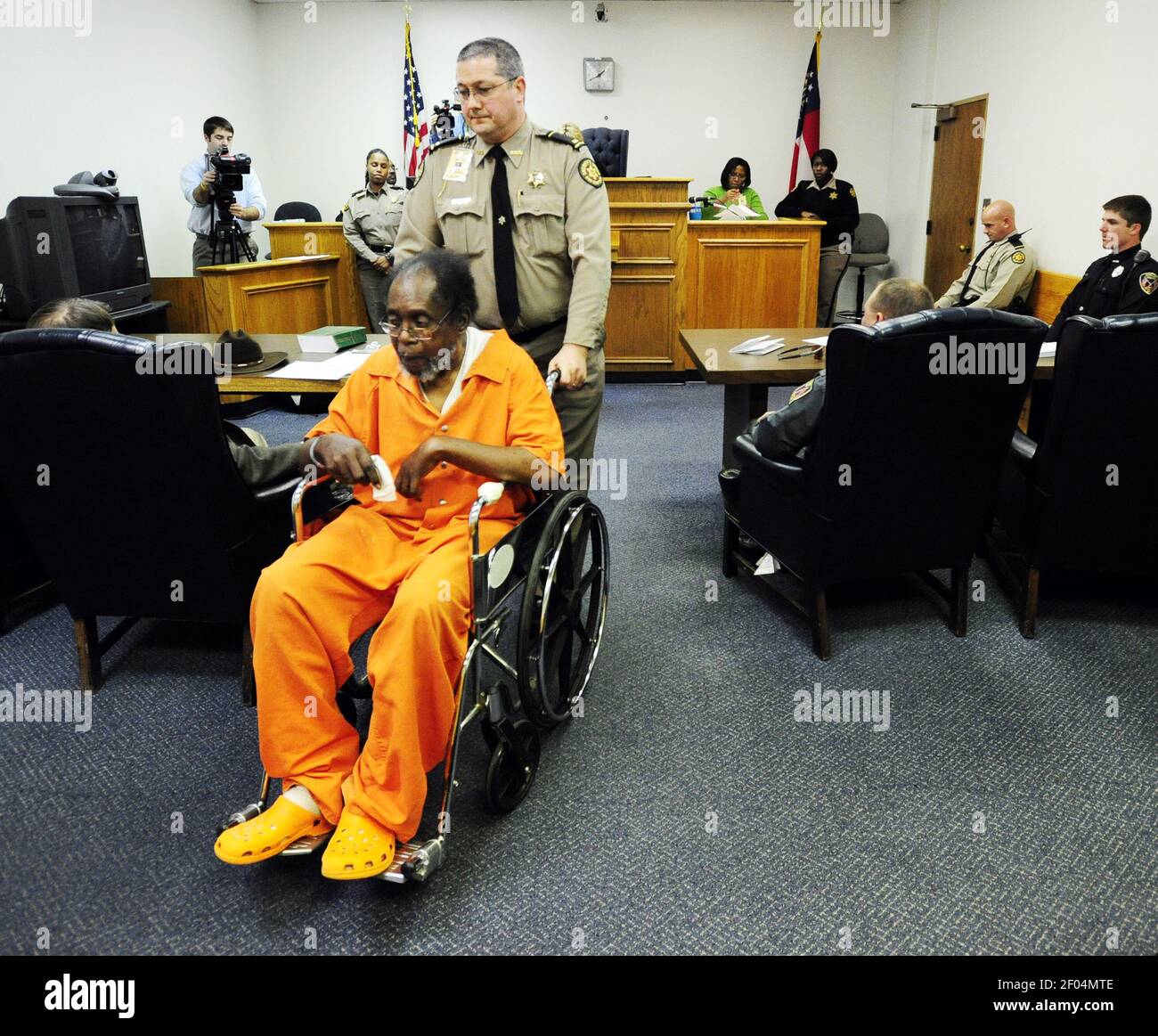 Frank Louis Reeves is wheeled out of the courtroom Wednesday, December ...