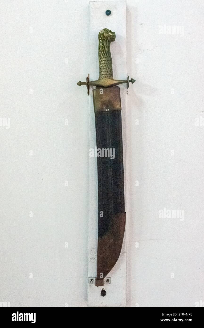 Ancient machete object, Vintage machete, Holguin, Cuba Stock Photo - Alamy