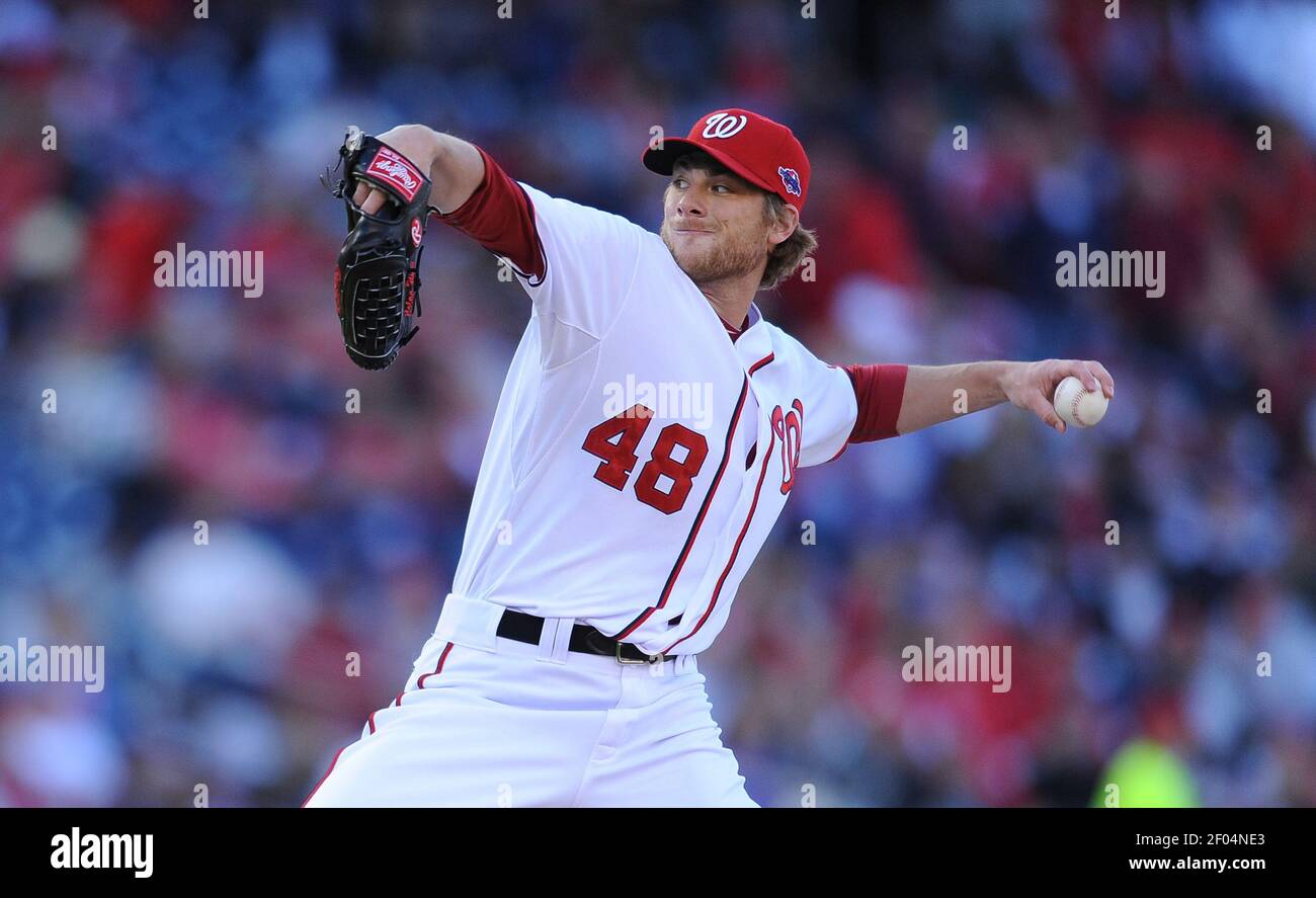Ross Detwiler of the Washington Nationals pitches against the St. Louis ...