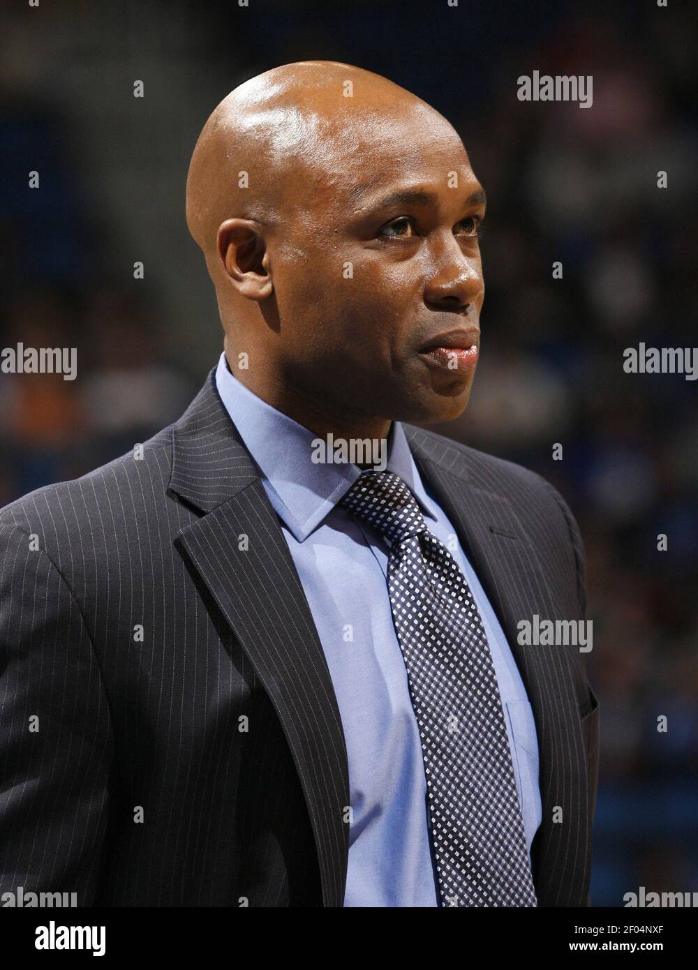 Orlando Magic head coach Jacque Vaughn during action against the ...