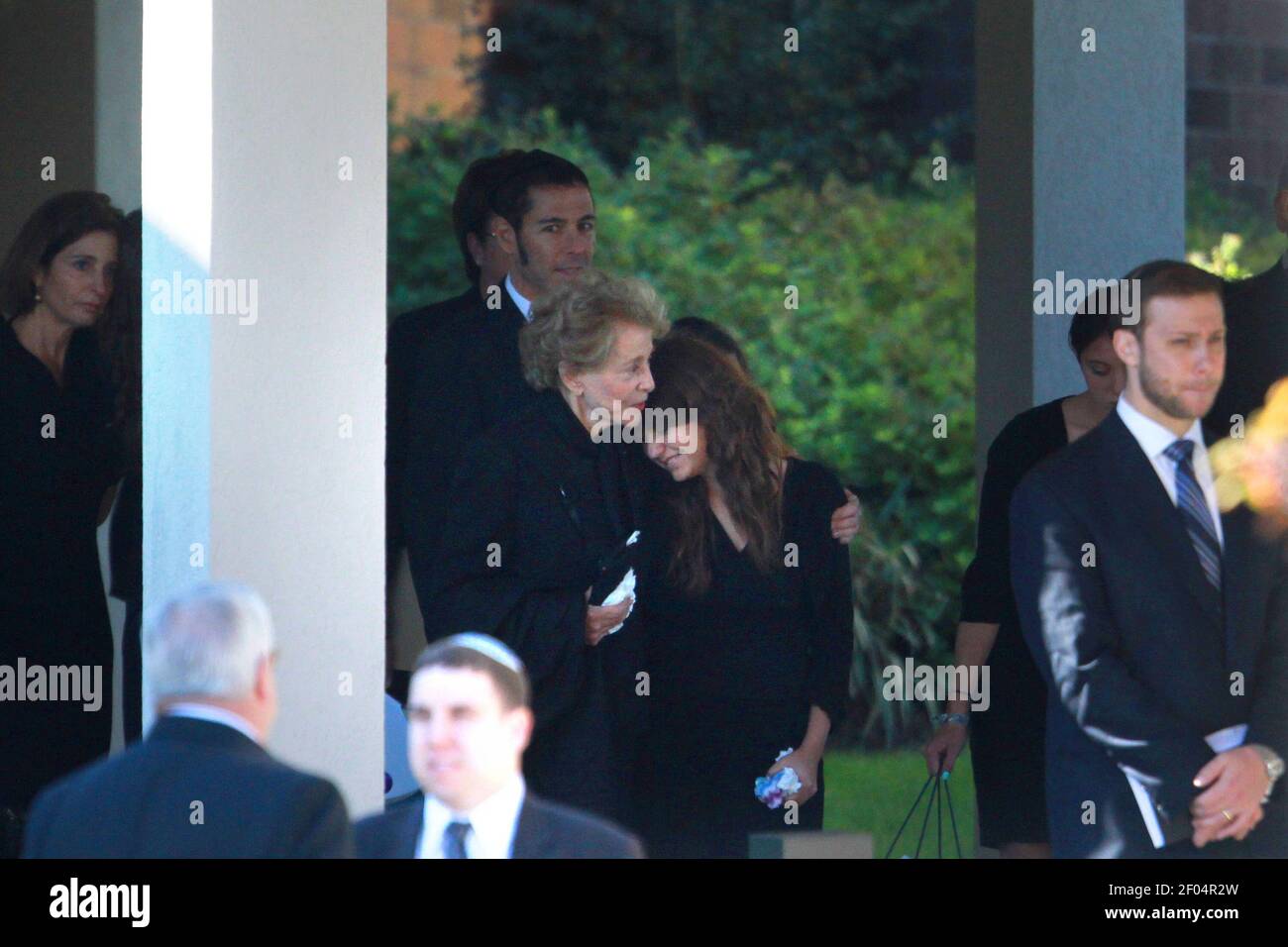 Joan Specter, widow of former U.S. Senator Arlen Specter, leaves Har ...