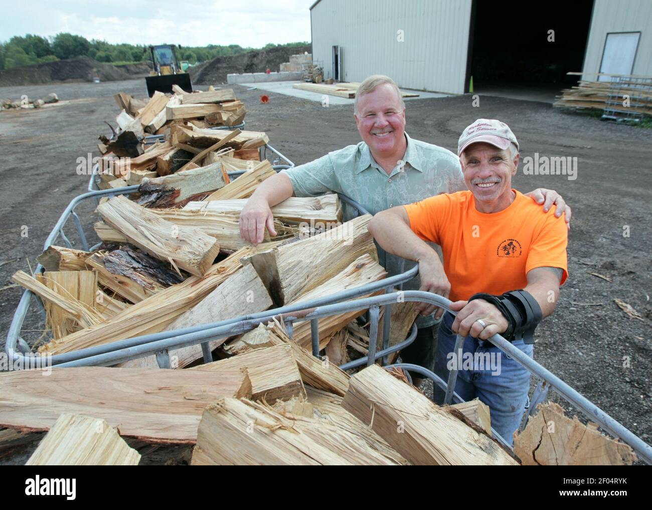 Keith Luck, left, and Denny Pounds at Barberton Tree on August 20, 2012 ...