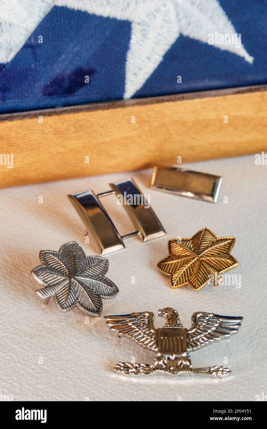 Us army rank insignia hi-res stock photography and images - Alamy