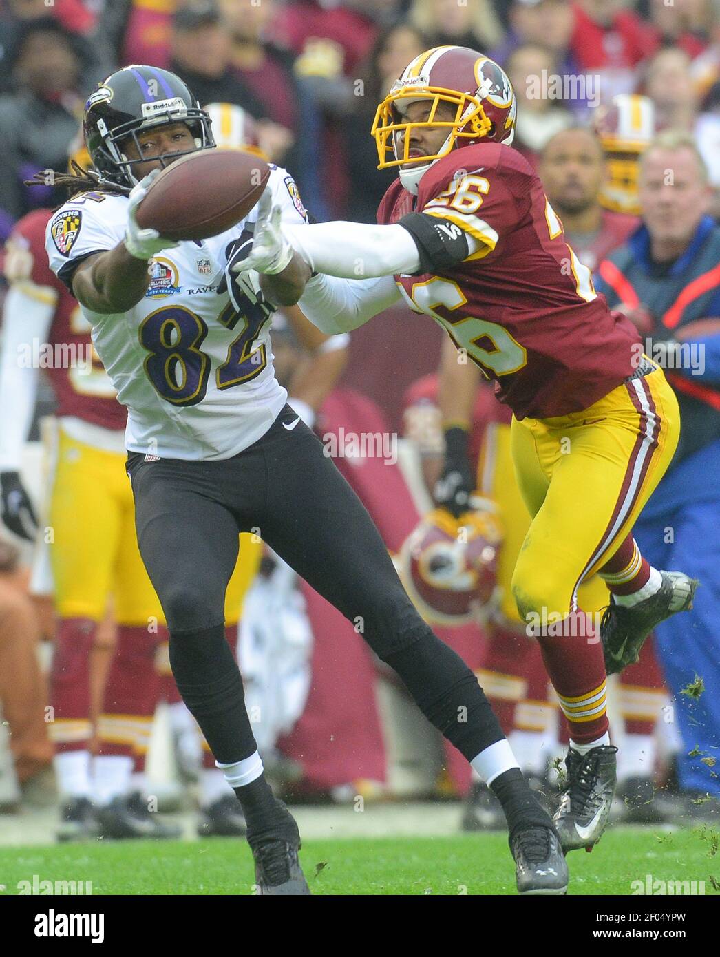 Washington Redskins cornerback Josh Wilson defends a pass intended for ...