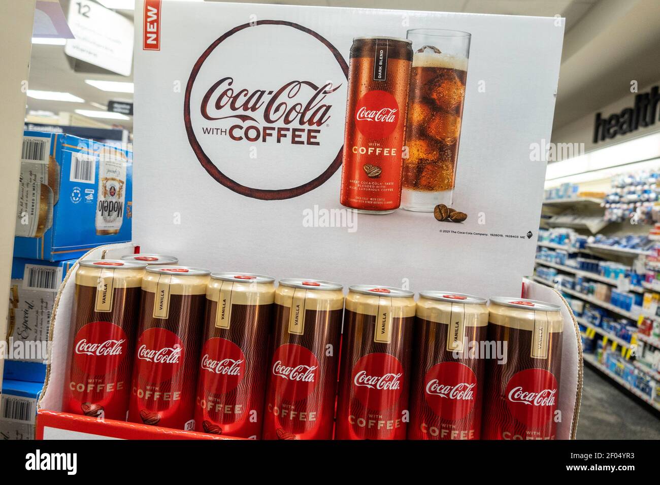 Store display coca cola hi-res stock photography and images - Alamy