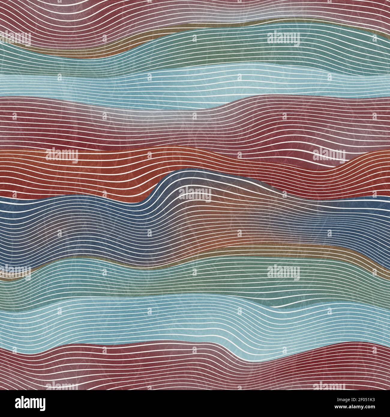 Seamless natural landscape hill pattern for print Stock Photo - Alamy