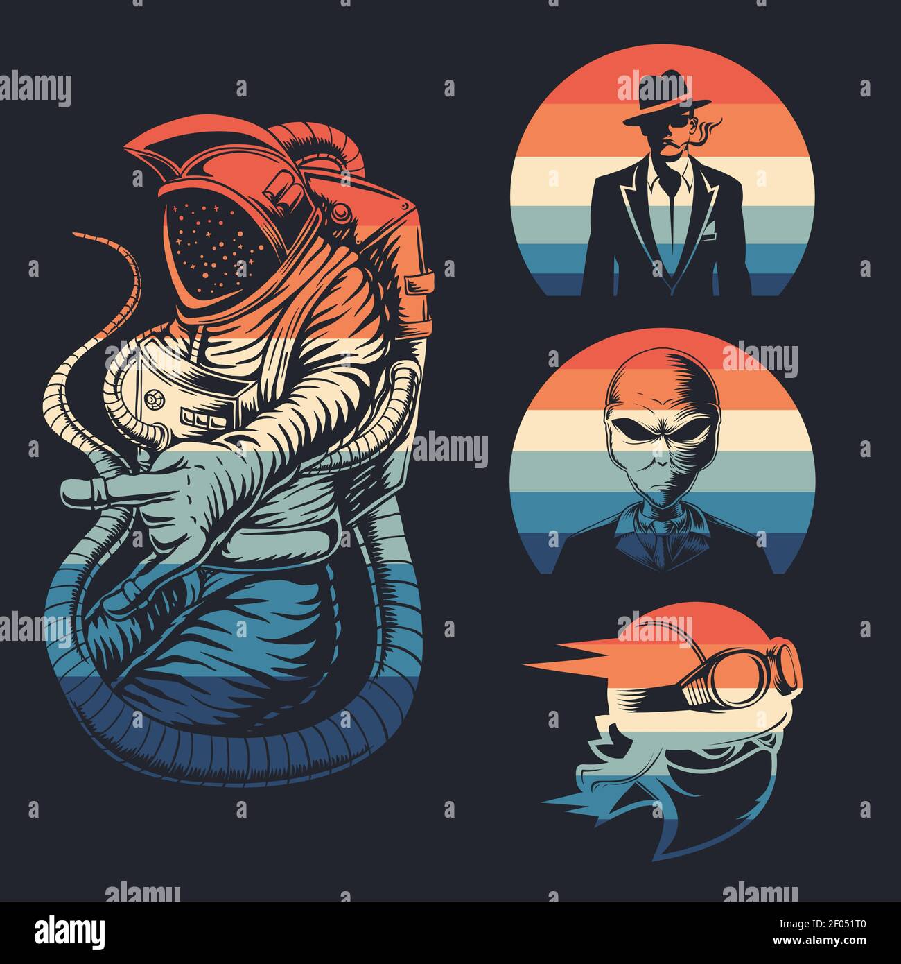 Cosmic person Stock Vector Images - Alamy