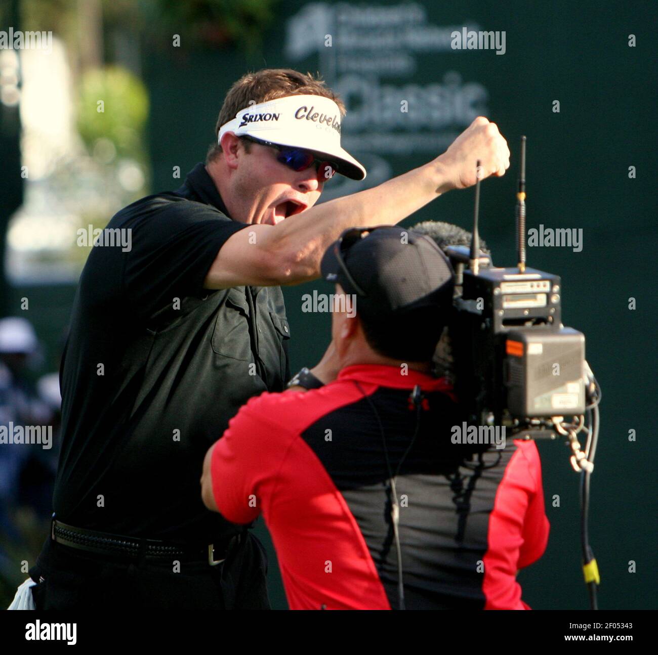 Charlie Beljan of Mesa, Ariz., celebrates after winning the PGA ...