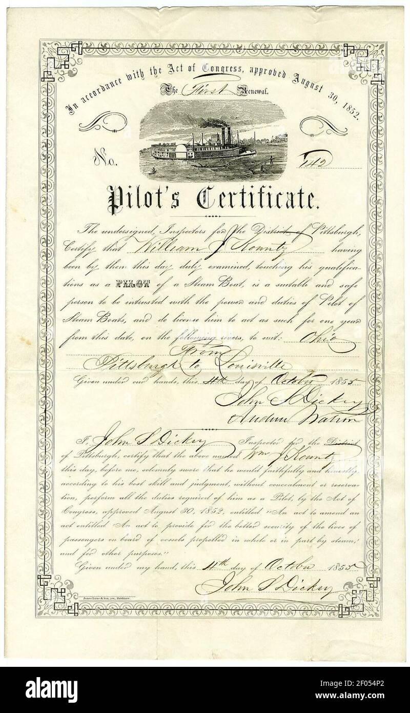 Pilots license hi-res stock photography and images - Alamy