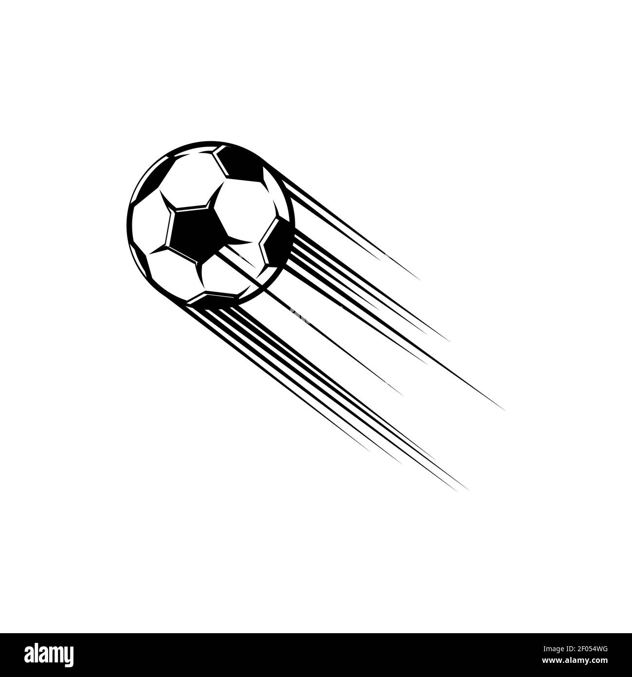 Football championship competition of world cup isolated ball in flight ...