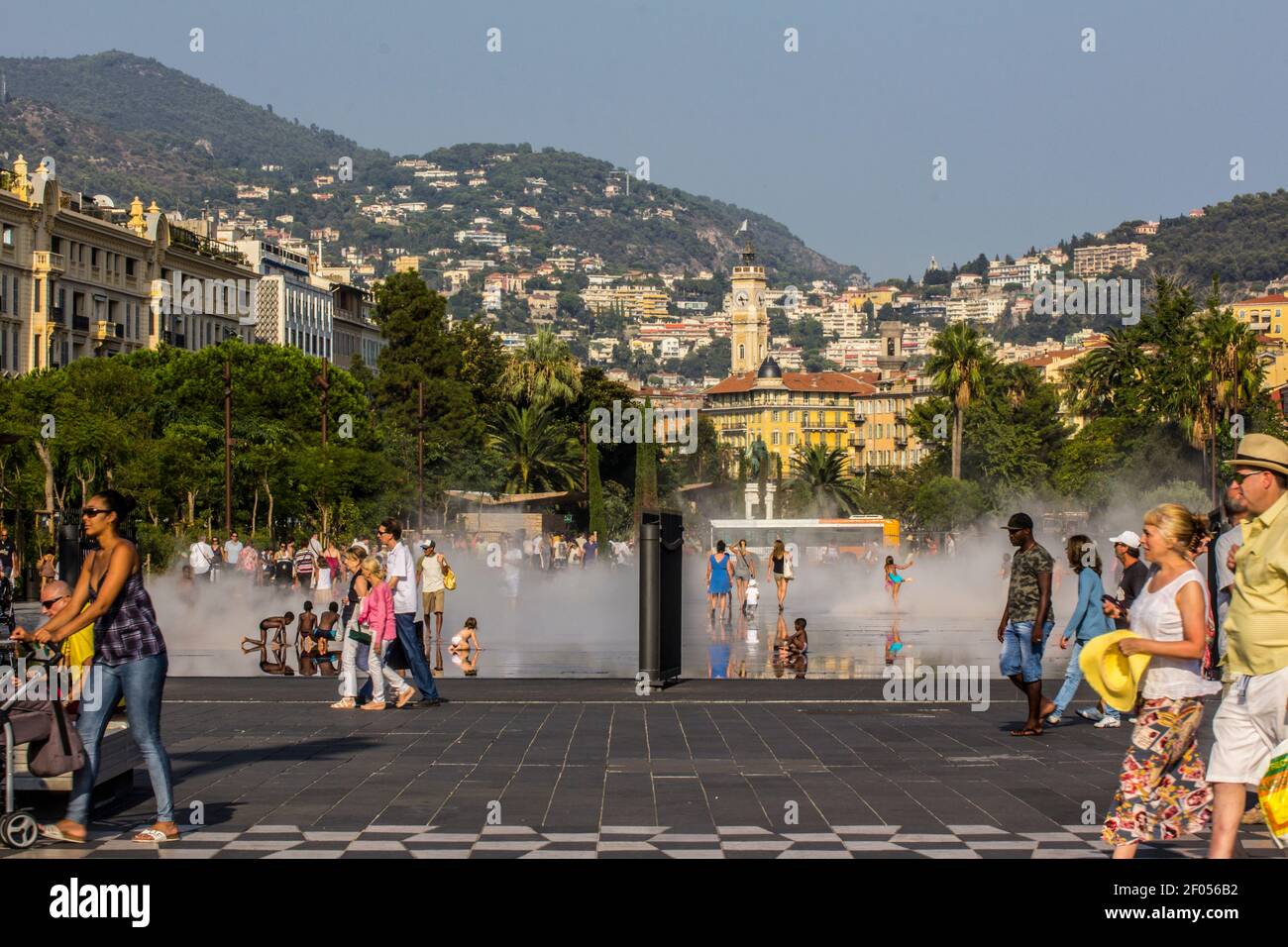 Urban scene from the street of Nice, France Stock Photo - Alamy