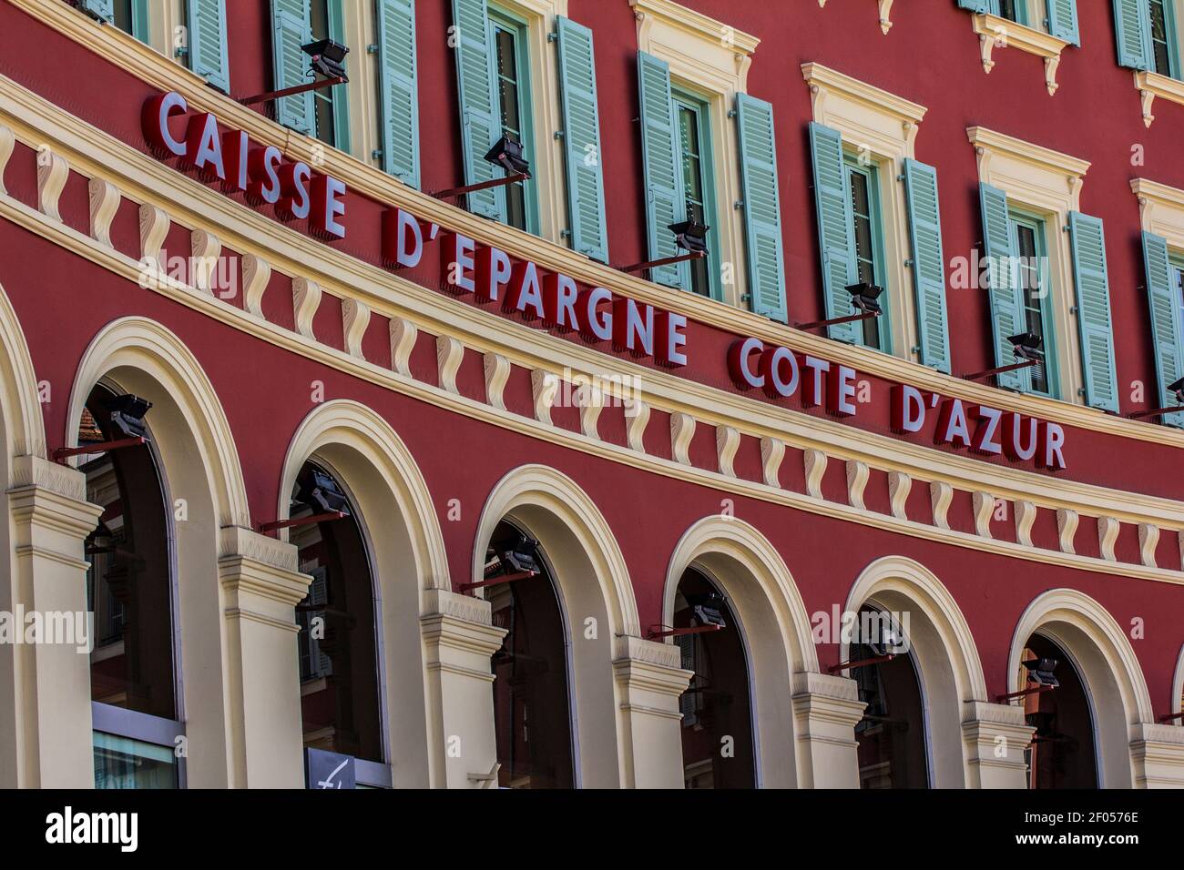 Urban scene from the street of Nice, France Stock Photo - Alamy