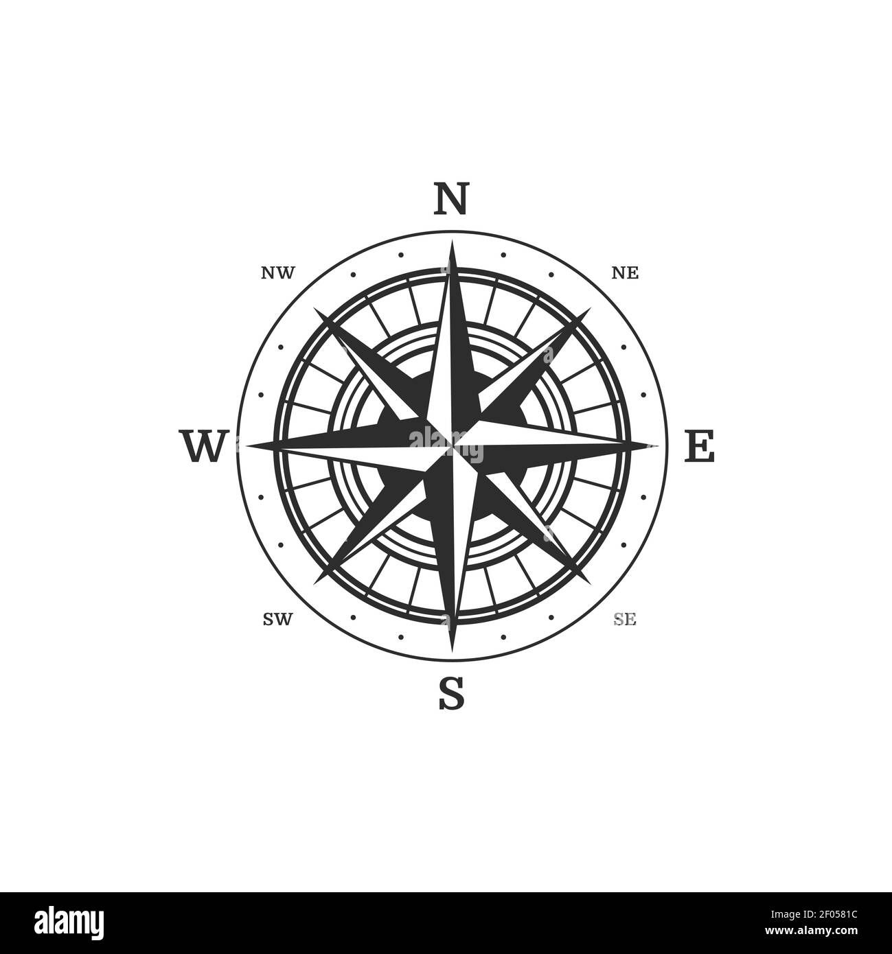Wind Rose Vector Vectors High Resolution Stock Photography and Images ...