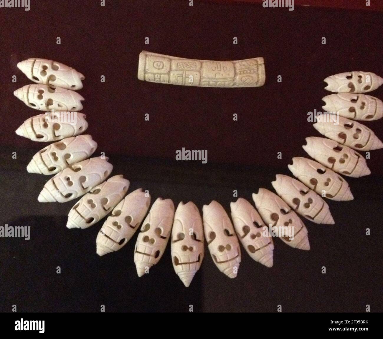 Shell skulls from the "Heavenly Jade of the Maya" exhibit in Washington ...