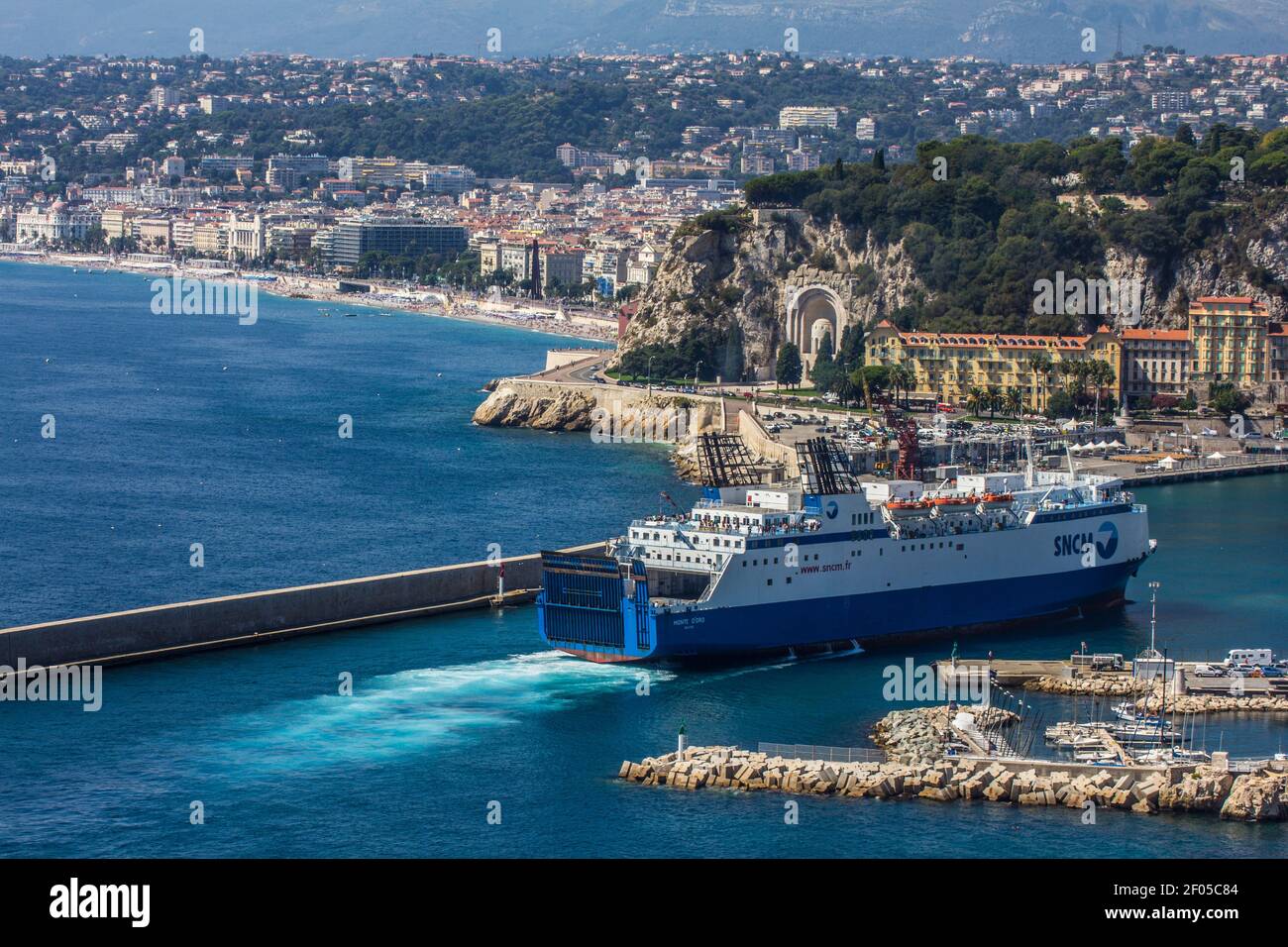 Urban scene from the street of Nice, France Stock Photo - Alamy