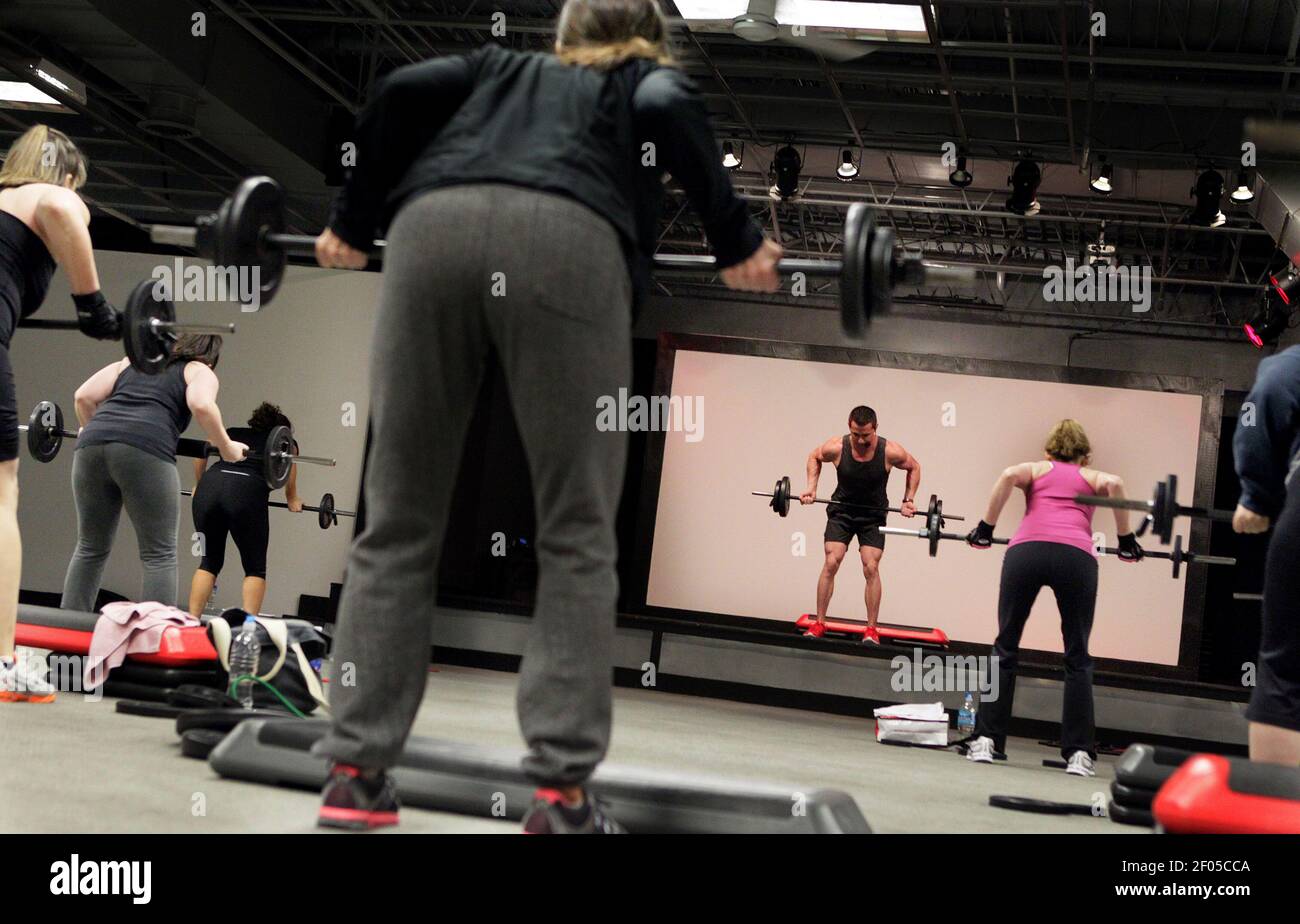 AGX (formerly Adrenaline Group Xercise) owner Jacob McLendon (on stage ...