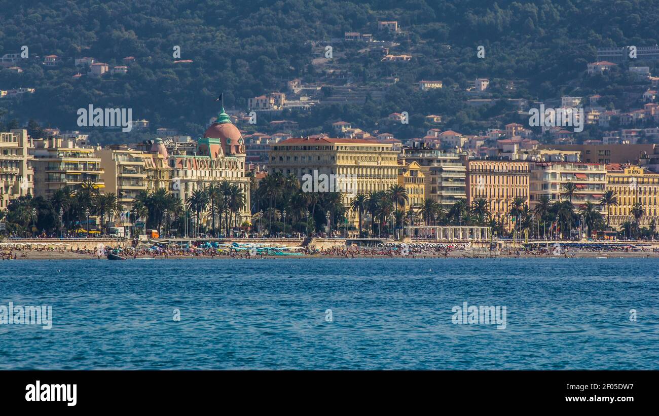 Urban scene from the street of Nice, France Stock Photo - Alamy