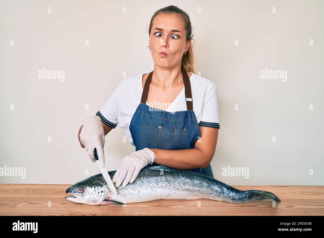 Russian fishmonger hi-res stock photography and images - Alamy