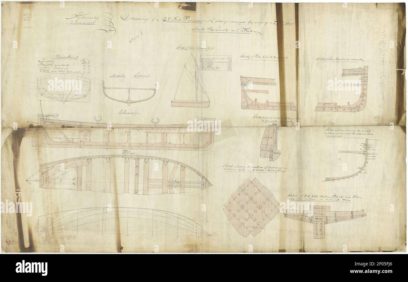 PINNACE, 28FT ARMED Stock Photo - Alamy