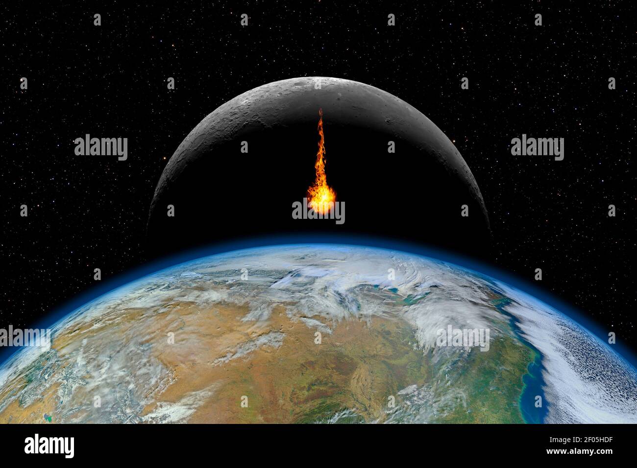 Dangerous asteroid approaching planet Earth, total disaster and life ...