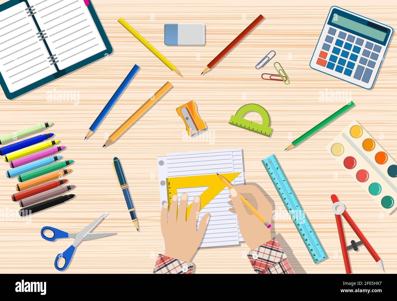 Work students college Stock Vector Images - Alamy