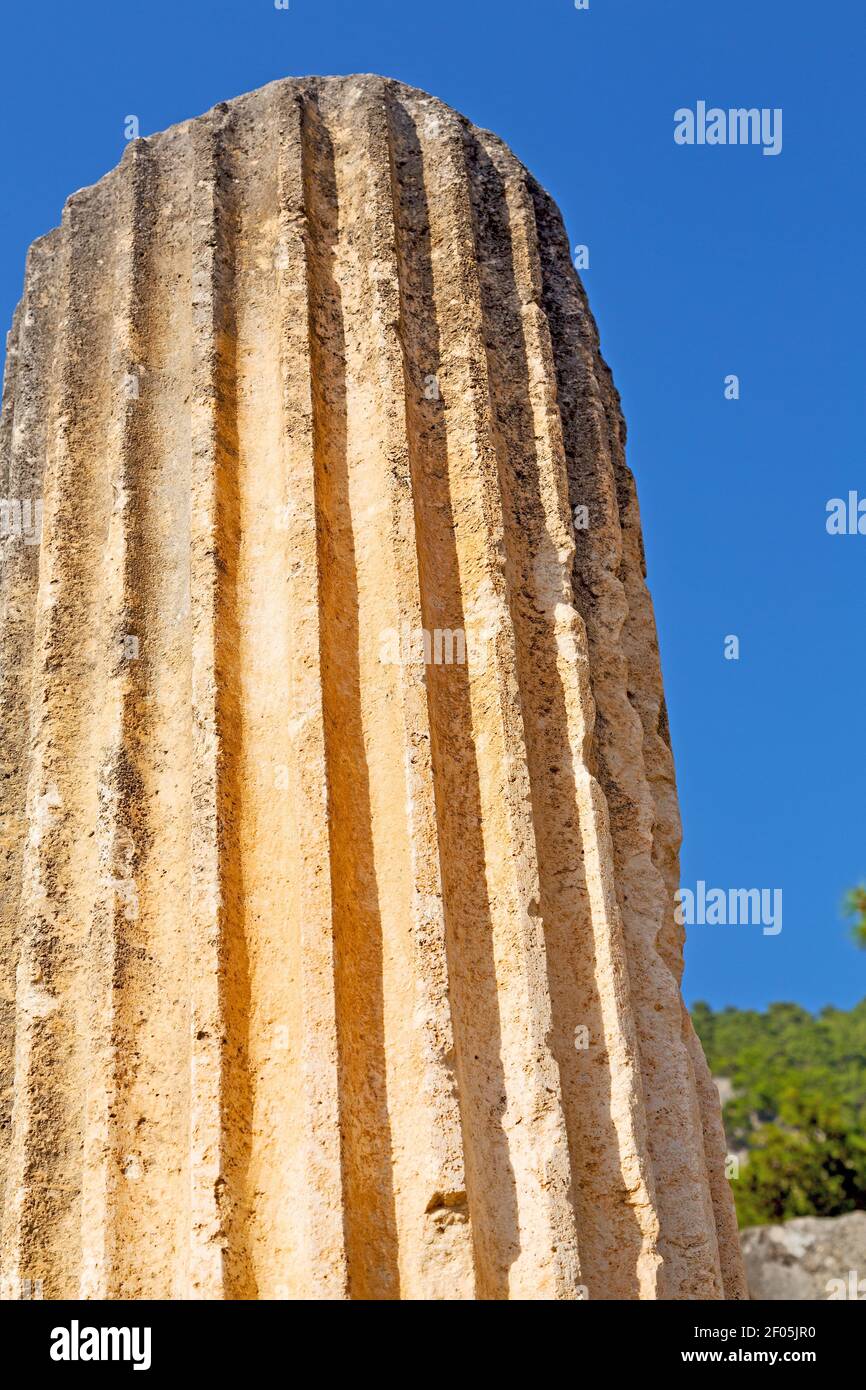 Bush gate in myra greece and roman temple Stock Photo - Alamy