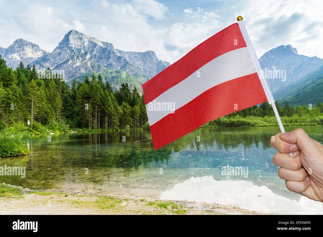 Autrian flag hi-res stock photography and images - Alamy