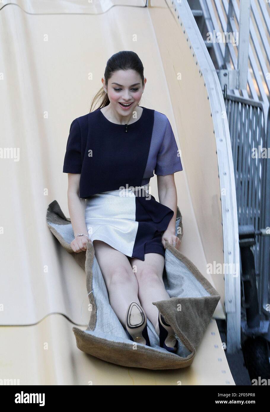 Actress Adeya Rush is seen during "Despierta America" morning show on ...