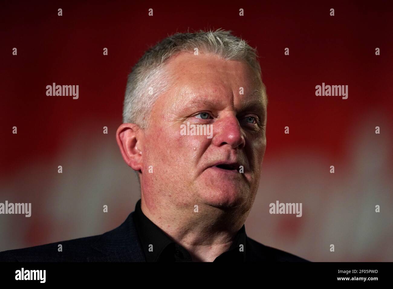 ITV pundit Alan Warriner during day two of the Ladbrokes UK Open 2021 ...