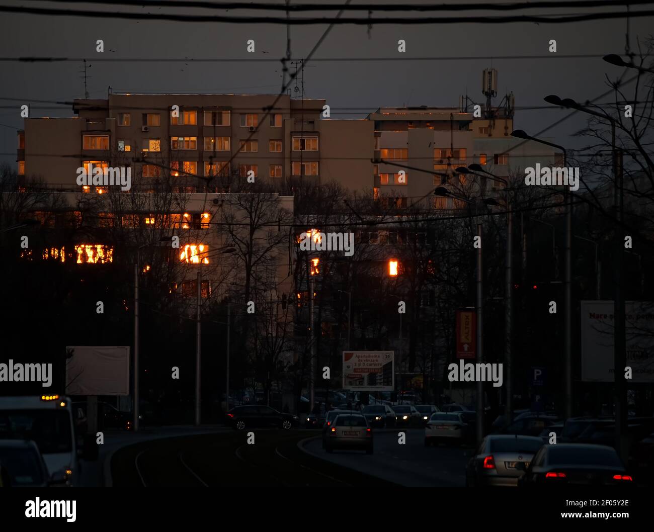 Bucharest apartment block hi-res stock photography and images - Alamy