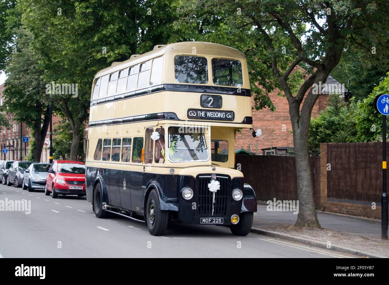 Old Birmingham Corporation Bus Getting Ready To Be Used As Wedding ...