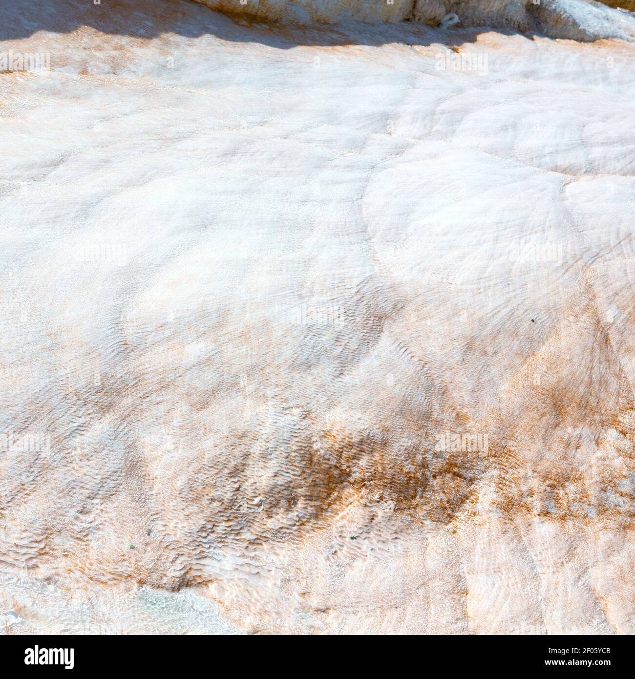 Abstract in pamukkale turkey asia the old calcium bath and travertine ...
