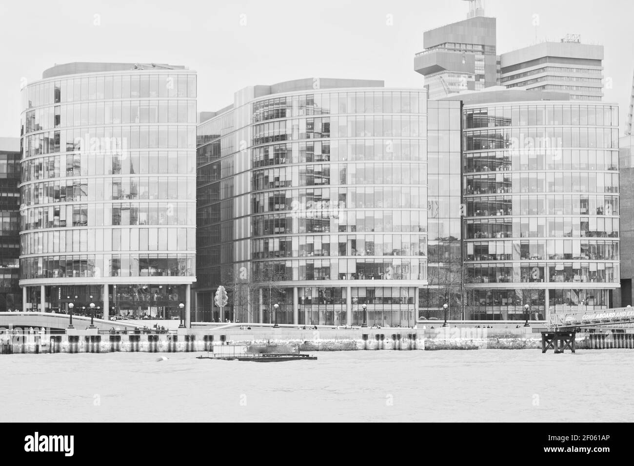 Thames river windows in the city of london home and office skyscraper ...