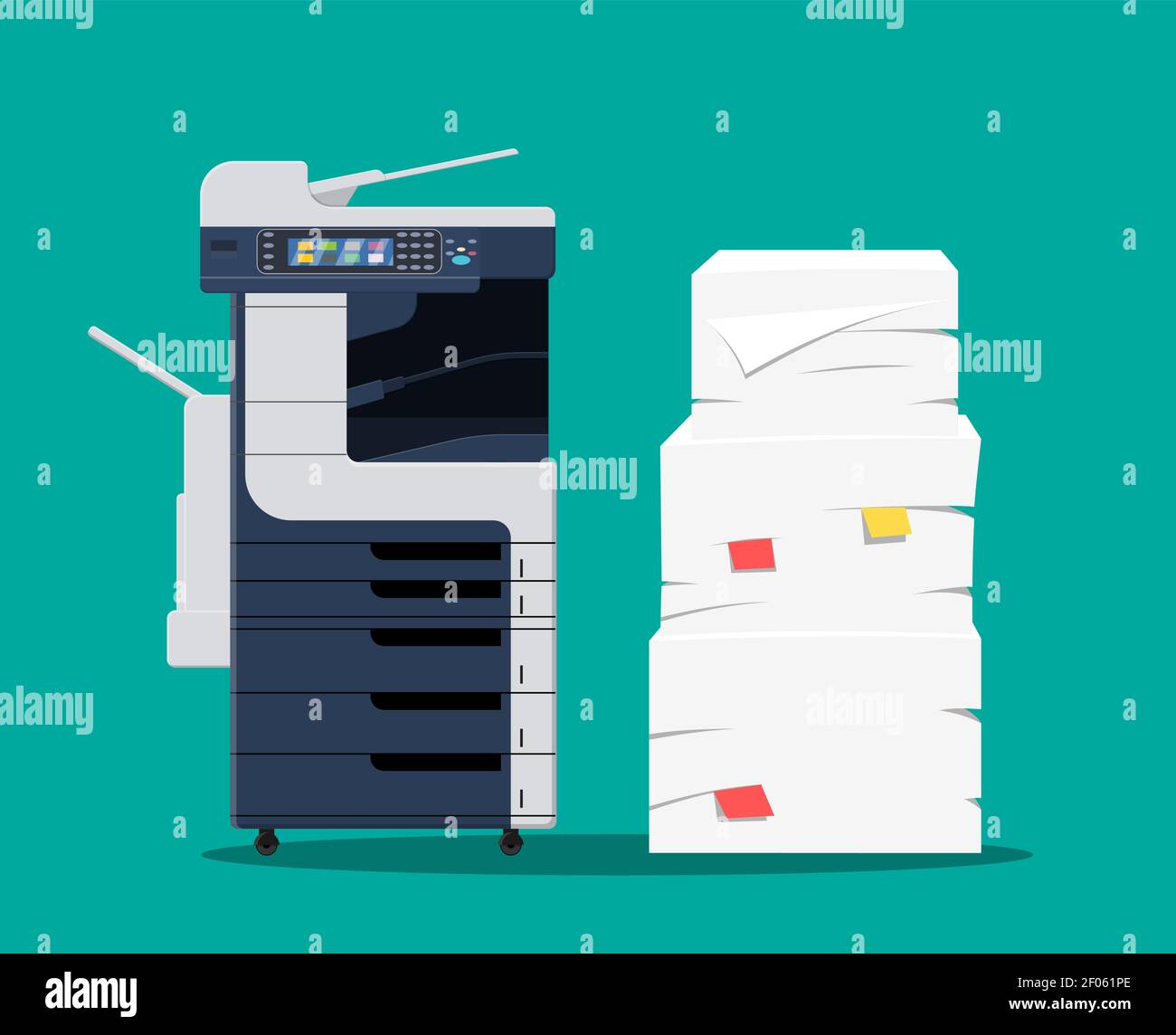 Office multifunction machine Stock Vector Image & Art - Alamy