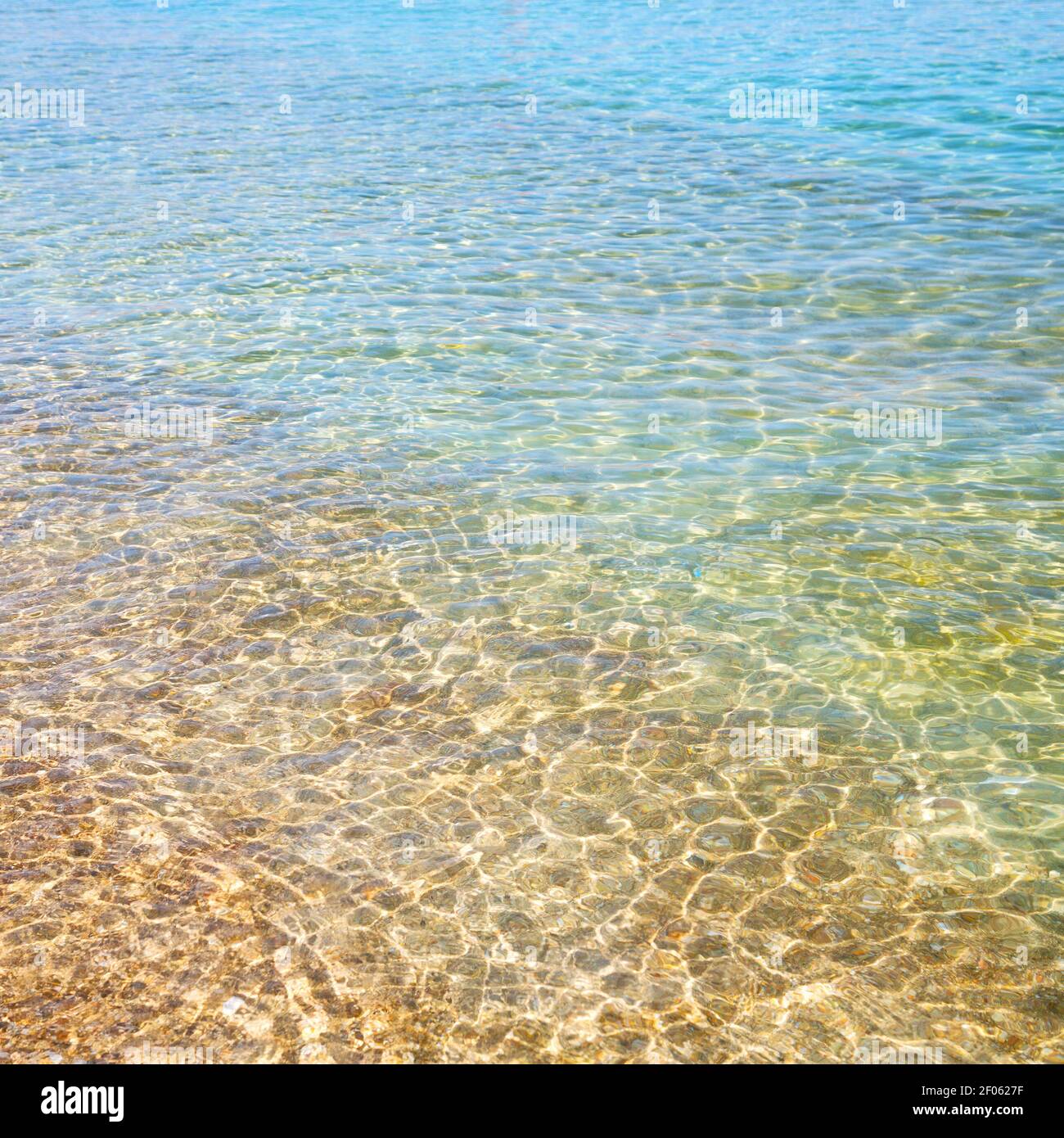 In the mediterranean sea of cyclades greece europe the color and reflex ...