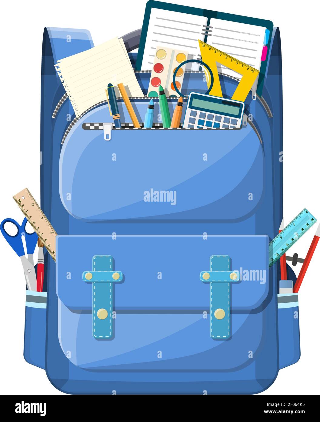 School back kid bag Stock Vector Images - Alamy